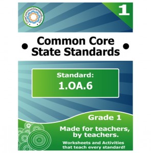 1.OA.6 First Grade Common Core Bundle - Worksheets, Activities, Assessments