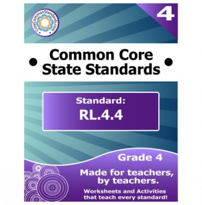 RL.4.4 Fourth Grade Common Core Bundle - Worksheets, Activities ...
